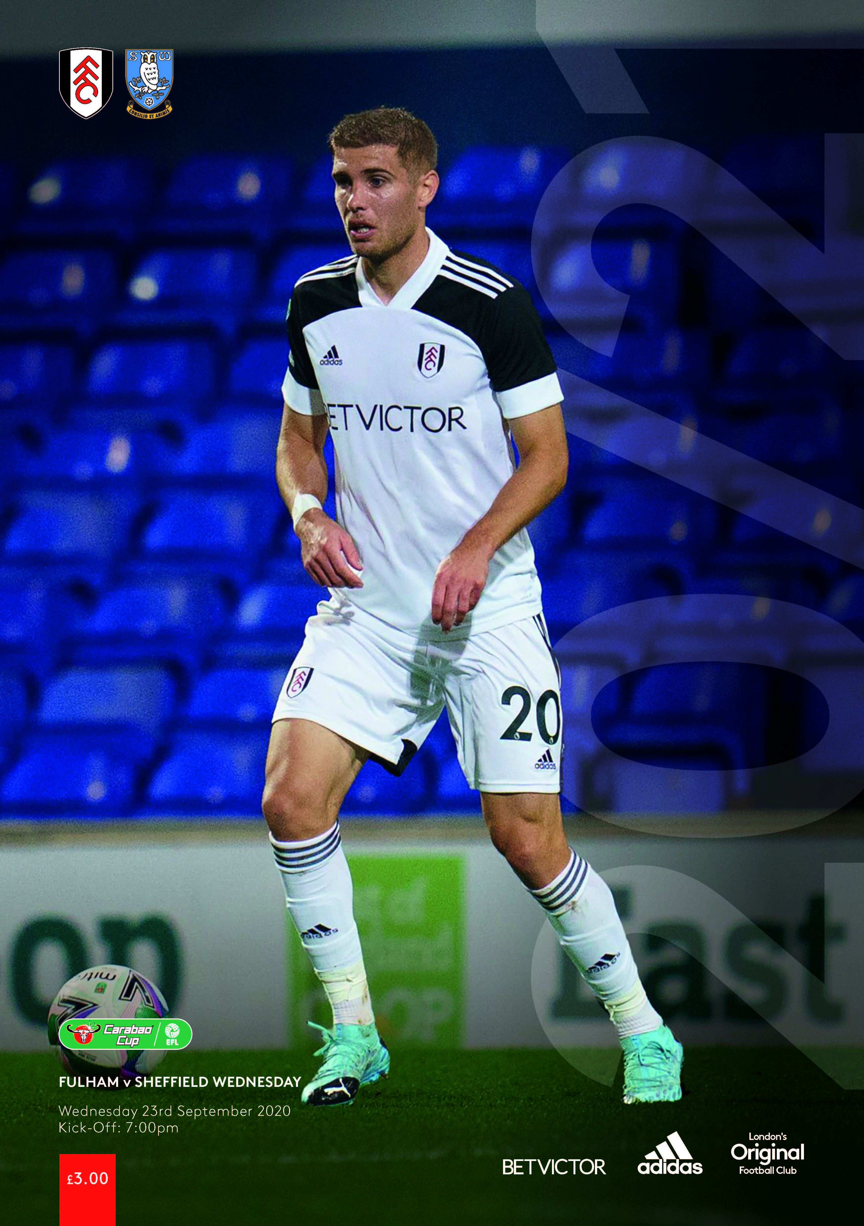 Fulham v Sheffield Wednesday (EFL Cup) 23 Sep 2020 – Press Box ...